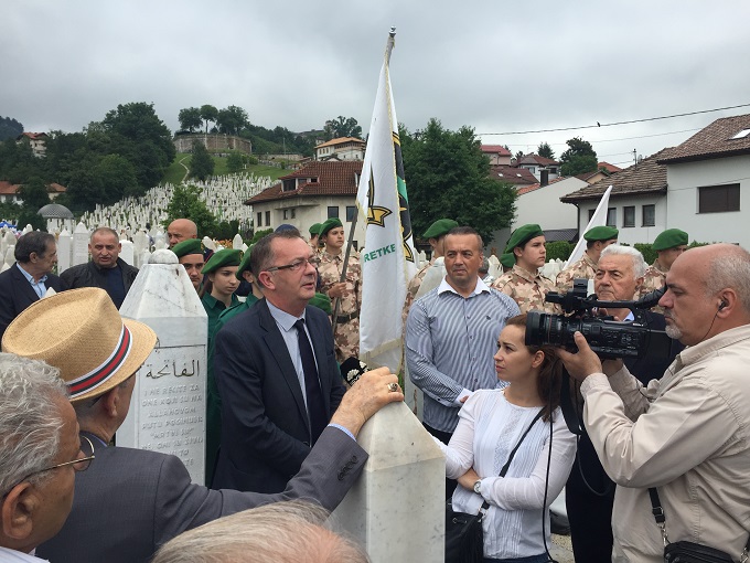 OBILJEŽENA GODIŠNJICA POGIBIJE LEGENDARNOG KOMANDANTA ALIJE MILADINA ...