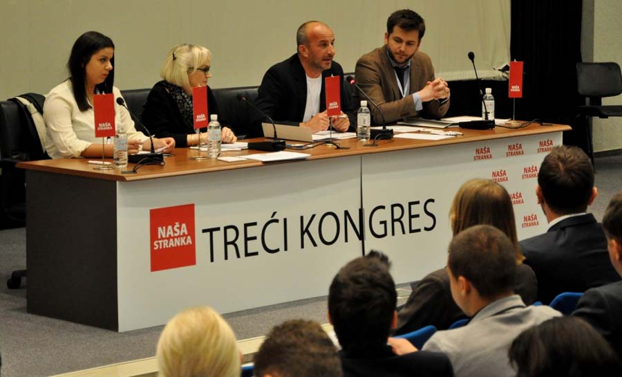 TREĆI KONGRES NAŠE STRANKE: DRUGAČIJA BOSNA I HERCEGOVINA JE MOGUĆA ...